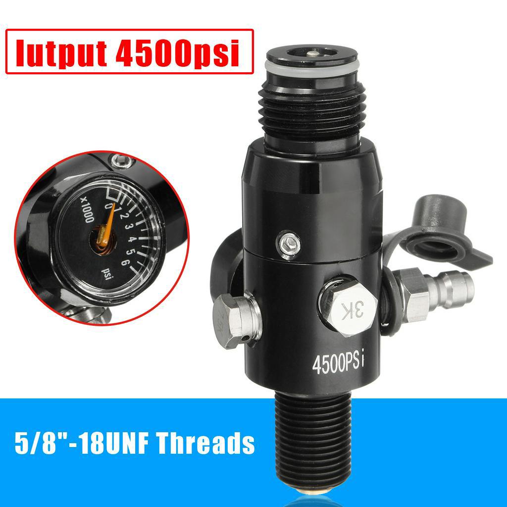 Paintball Valve Regulator 4500psi HPA Air Tank Output 1800psi 5/8 ...
