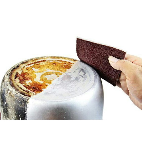 Magic Scouring Pad Descaling Kitchen Pot Cleaning Sponge Remove Rust ...