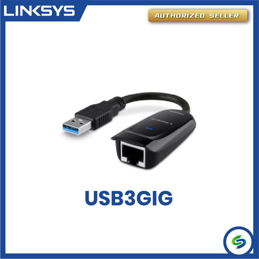 STEQ Linksys USB3GIG USB 3.0 Gigabit Ethernet Adapter | Shopee Philippines