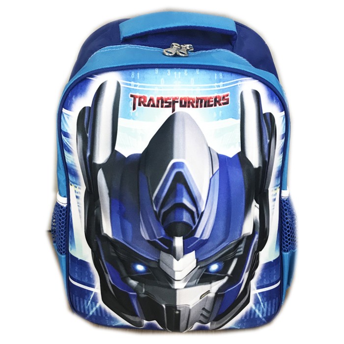 Transformer Optimus Prime 3D Elementary School Backpack Embossed Hard ...