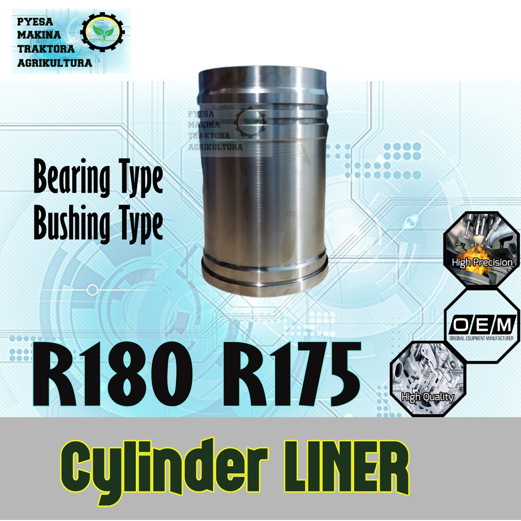 Cylinder Liner R180 R175 Bearing or Bushing Type Diesel Engine | Shopee ...