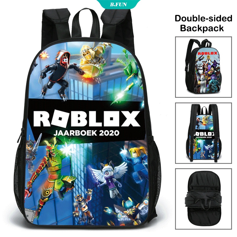 New School Bag ROBLOX Backpack Double-sided Nylon Men Backpack 17 Inch ...