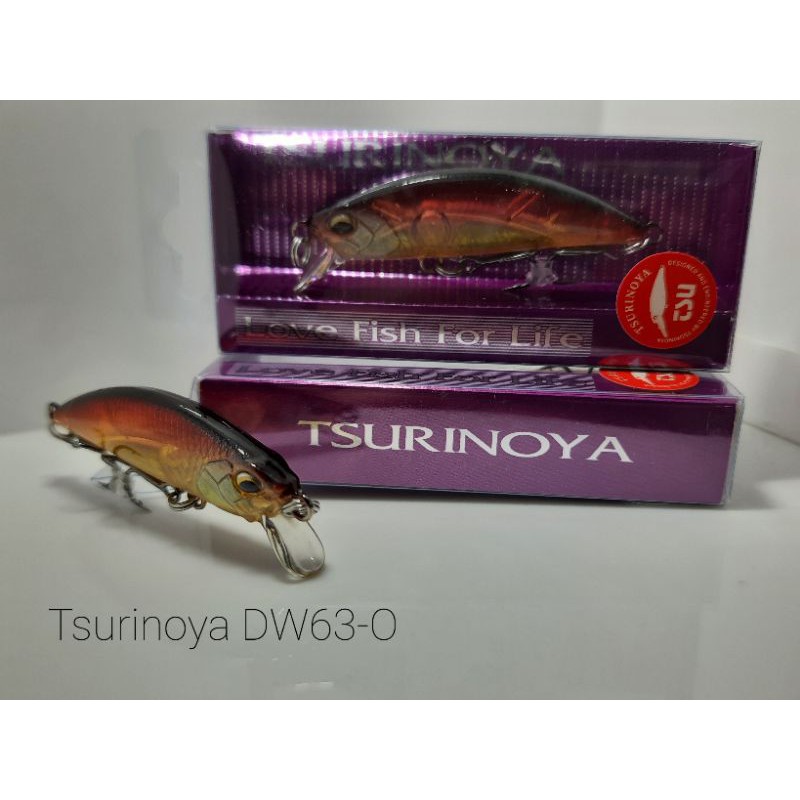 Lure minnow Tsurinoya DW63-O minnow UL killer fishing bait | Shopee Philippines