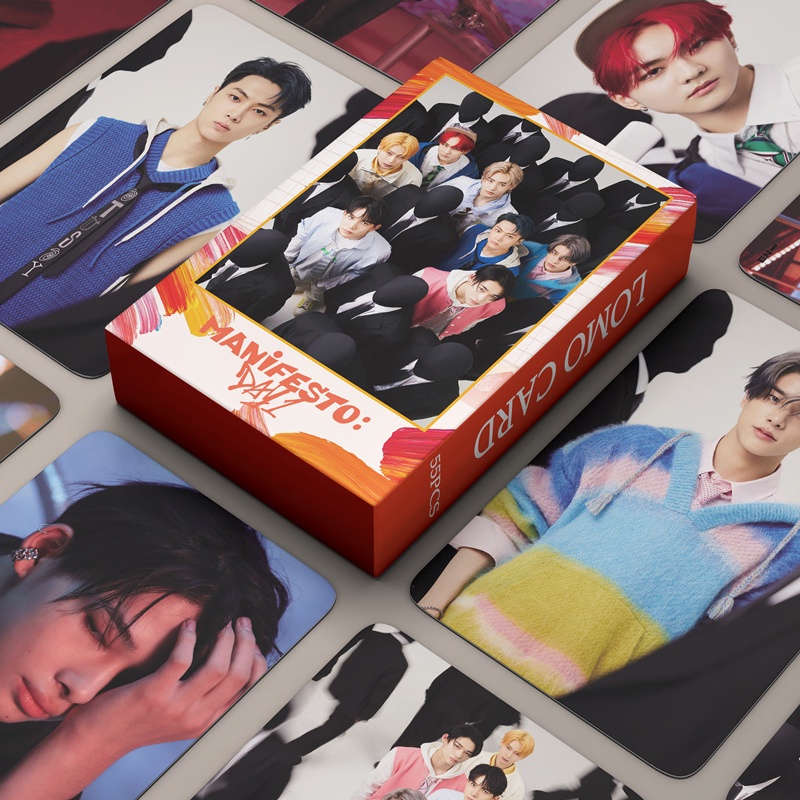 55pcs/box ENHYPEN Photocards MANIFESTO : DAY 1 LOMO Card Postcard JUNGWON NI-KI (READY STOCK ...