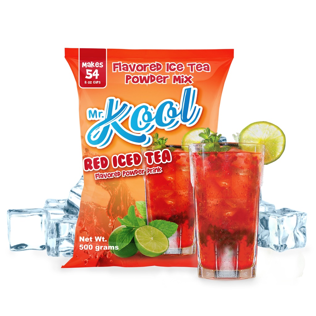 Powdered Juice Mr. Kool Red Iced Tea 500g | Shopee Philippines