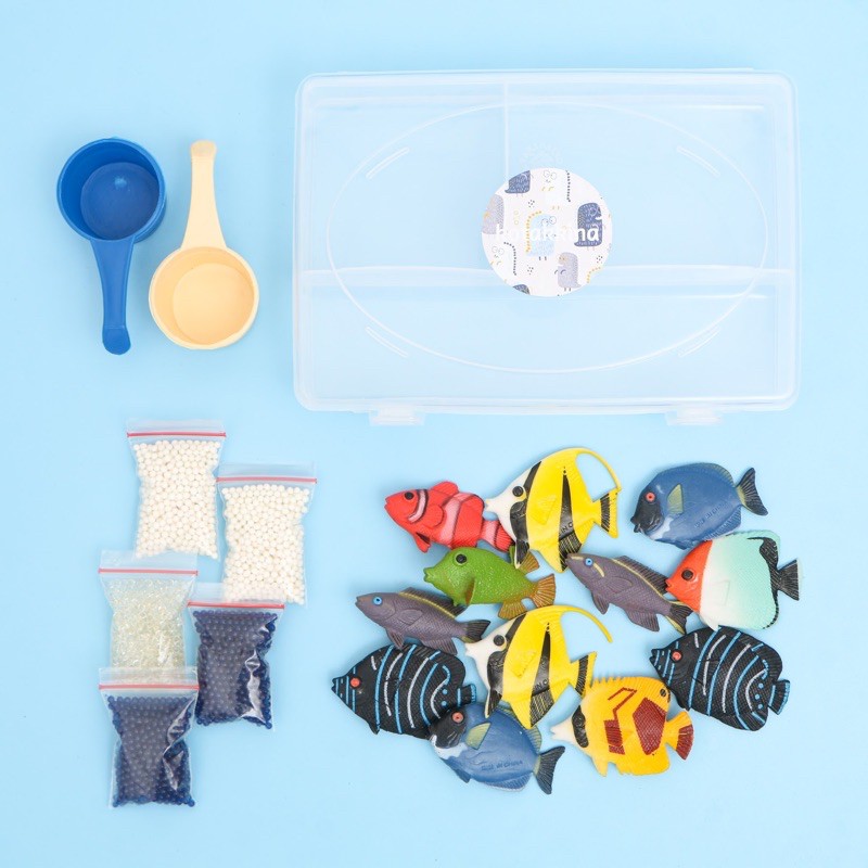 Waterbeads Package / Figure Toy Sea Animals / Ocean Play Set / Sensory ...