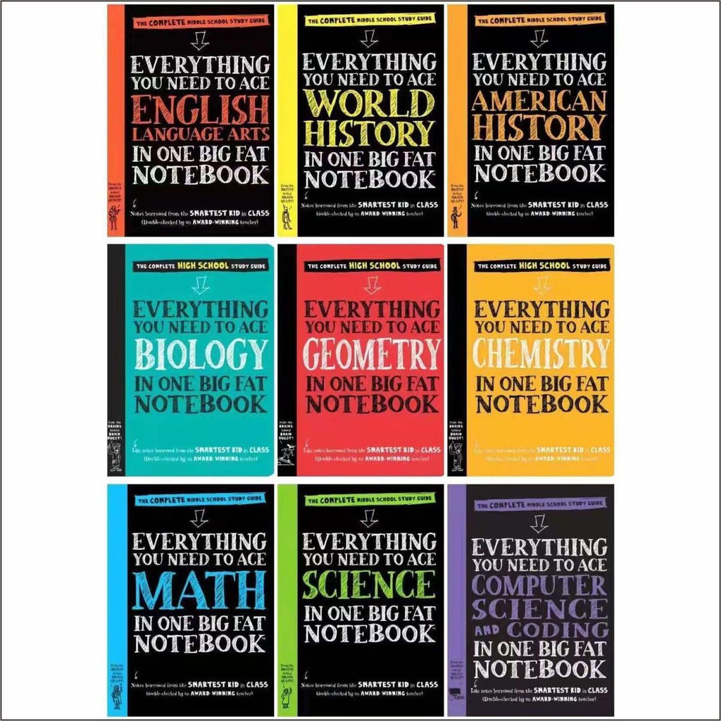 Hardcover Everything You Need To Ace Books Notebook: The Complete ...