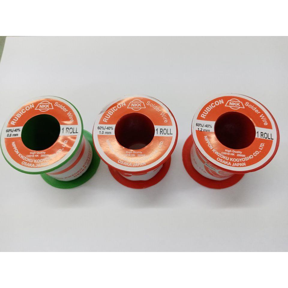 1 ROLL RUBICON SOLDERING LEAD WIRE 0.8mm-1mm-1.2mm (QUALITY JAPAN ...