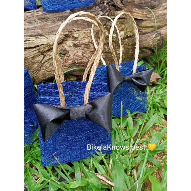 Abaca Native Bag 3x3x3 ( plain bag ribbon not included) | Shopee ...