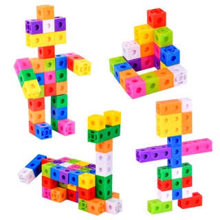 50 pcs Numberblocks Cubes Linking Cubes Link Cubes Snap Cubes Cube ...