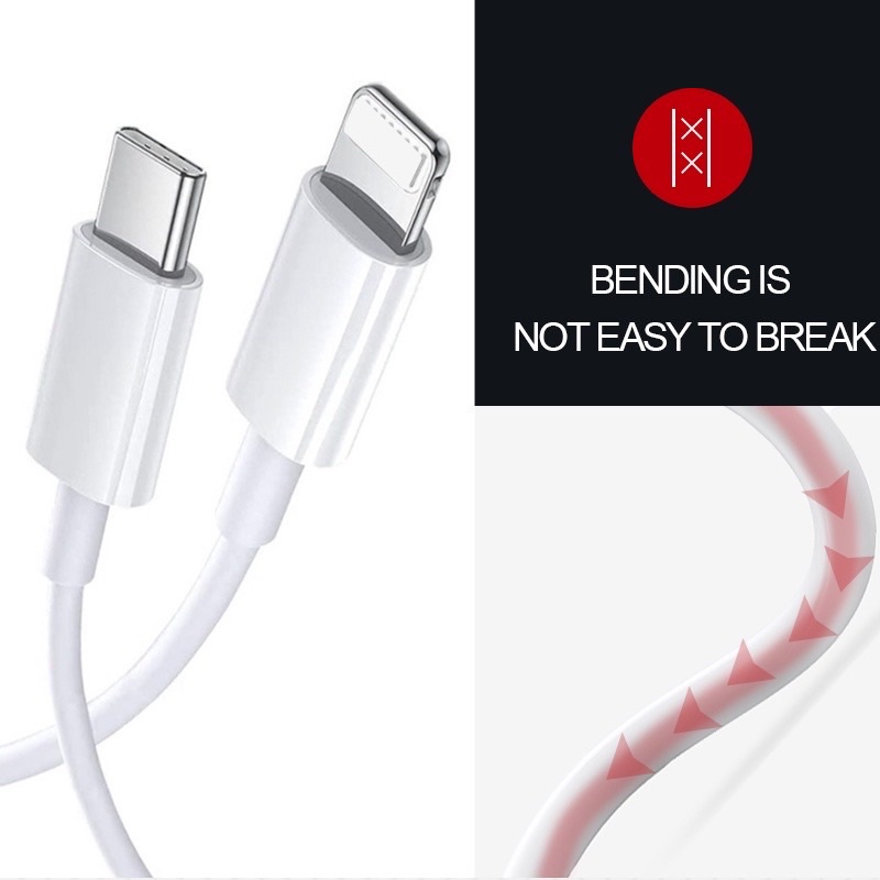 50W 35W PD Fast USB Charger Quick Cable Charger Type C To Light IPh 11 ...