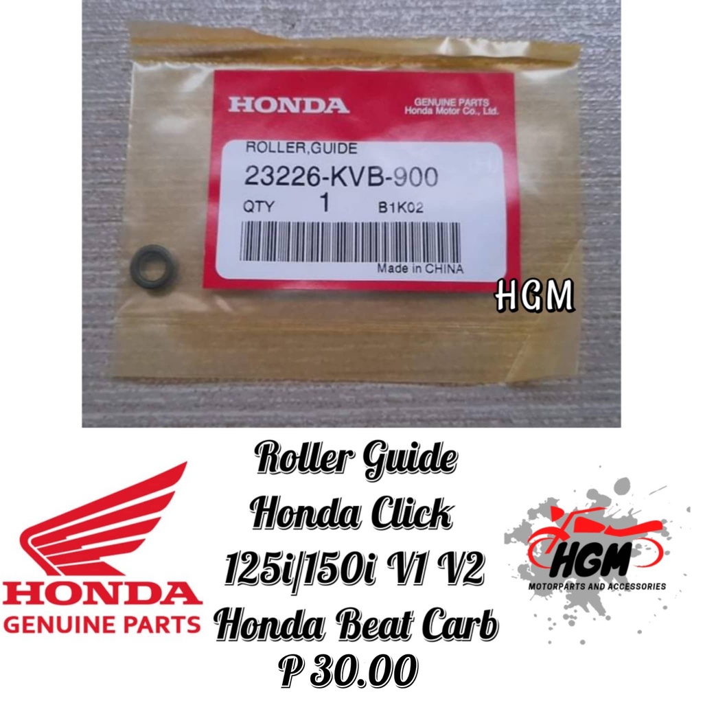 ROLLER GUIDE HONDA CLICK 125/150i V1/V2/V3 | 23226-KVB-900 | 3PCS ...