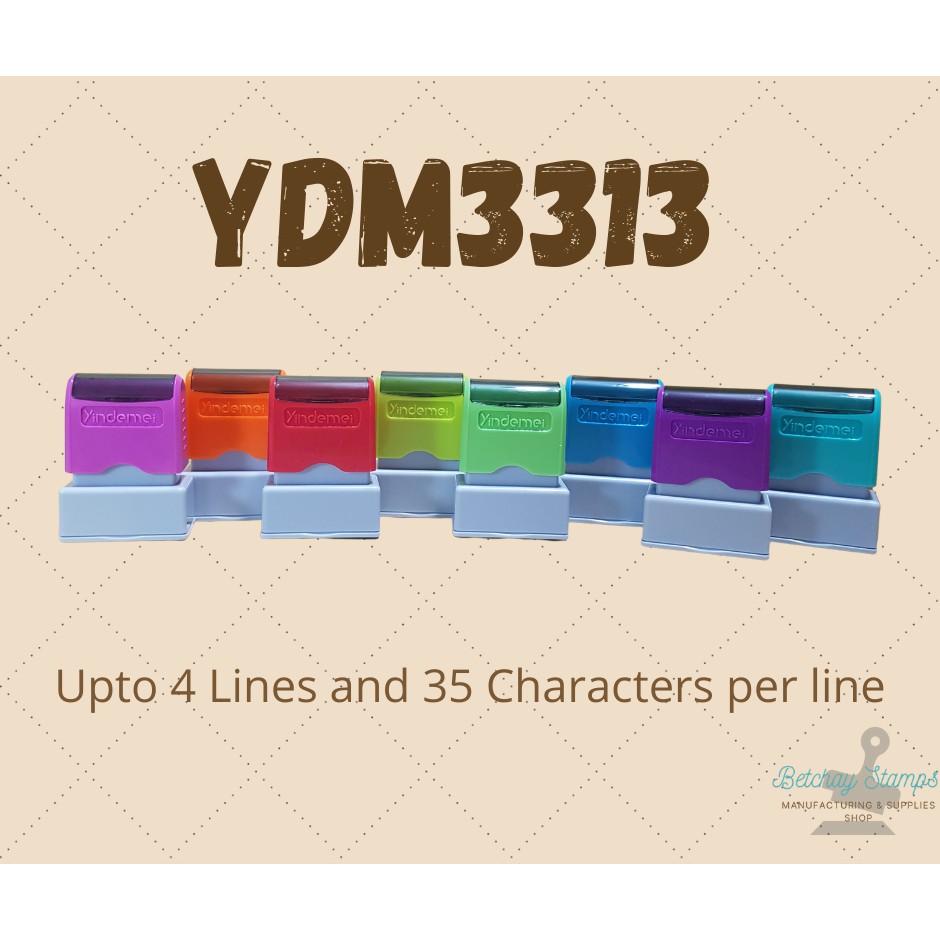 Betchay Stamp!! YDM3313 Yindemei Medium Stylish Customizable ...