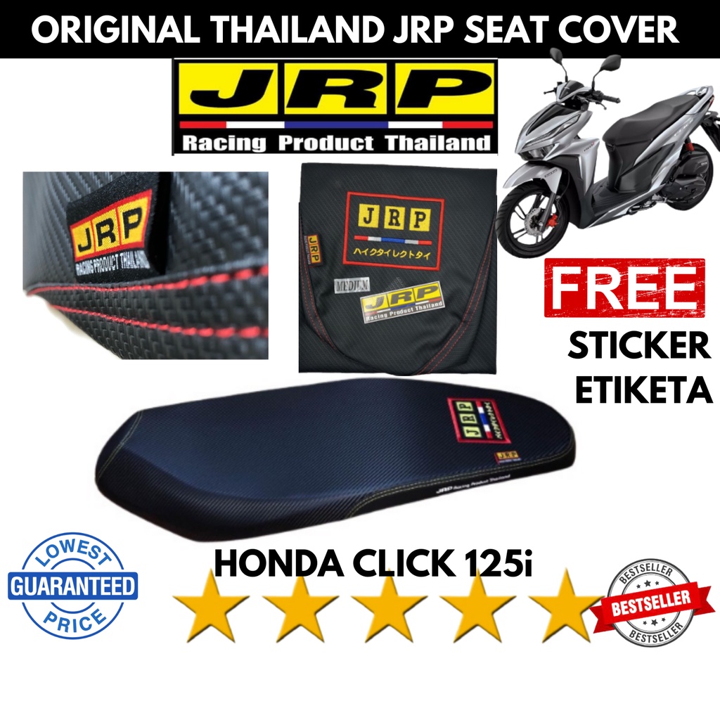 ORIGINAL HONDA CLICK 125i DRY CARBON Thai Seat Cover JRP Seat Cover JRP ...