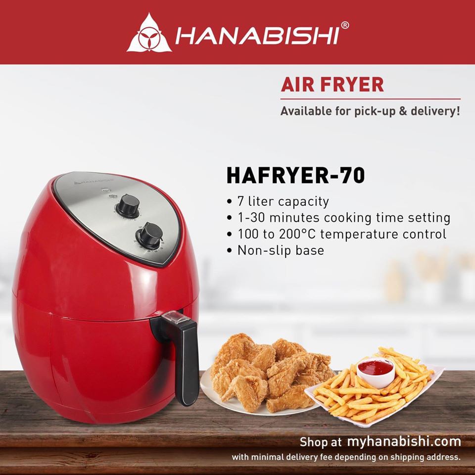Hanabishi air fryer 7 liters watts store