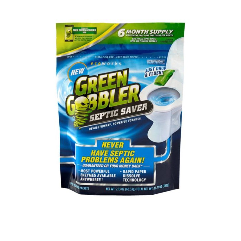 Green Gobbler septic saver septic saver septic tank Drain Cleaner wc ...