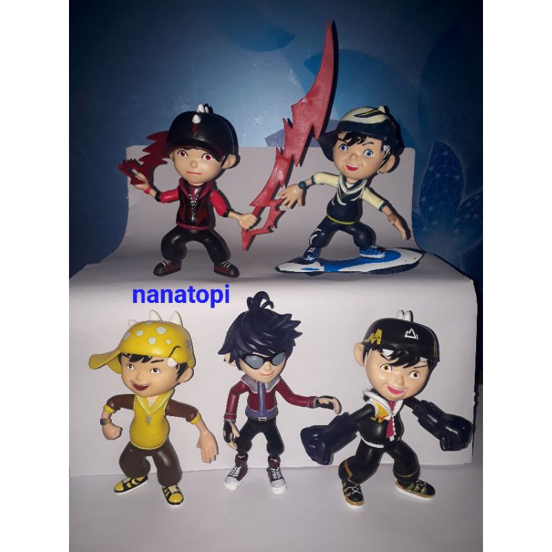 A set Of boboiboy action Figures Contains 5 pcs | Shopee Philippines