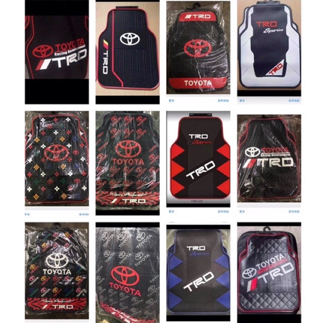 Toyota Car matting rubberized standard size 5in1 | Shopee Philippines