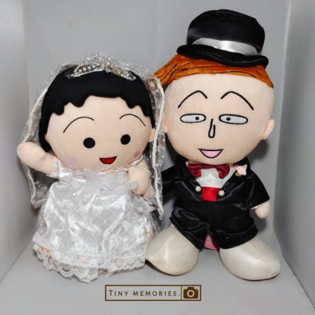 Momoko Wedding Couple 樱桃小丸子结婚娃娃 (Chibi Mariko Chan) | Shopee Philippines