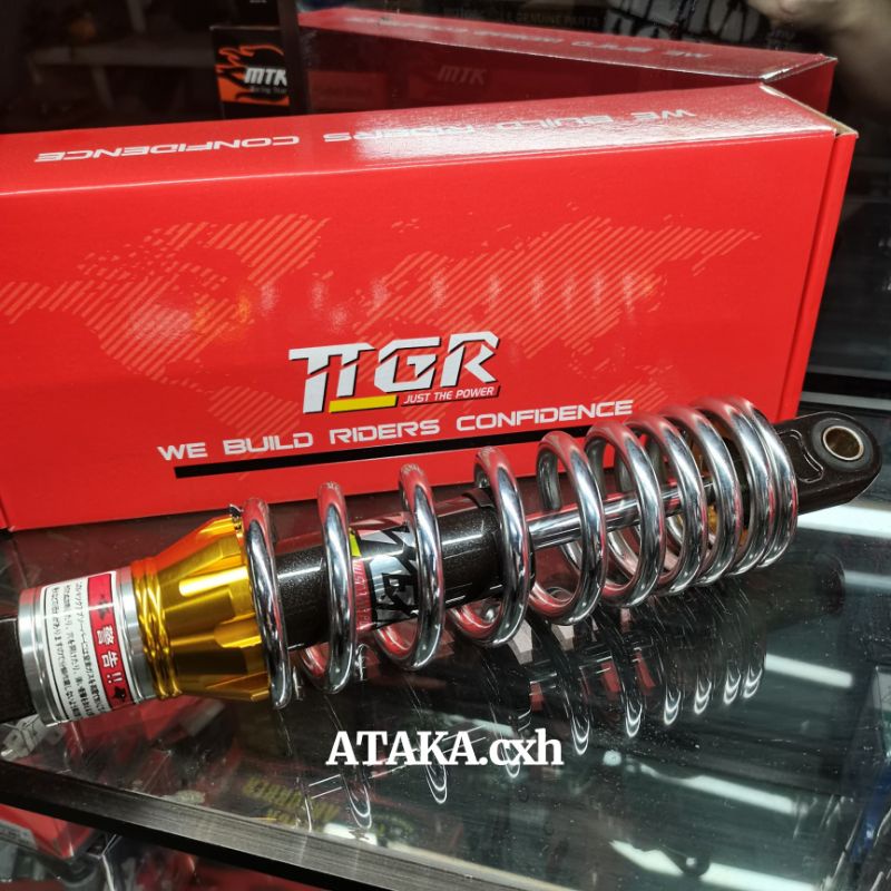 TTGR MOTORCYCLE REAR SHOCK 300MM Mio Sporty/ Beat/ Mioi 125/Skydrive/Click/Souli125 /FINO/gear ...