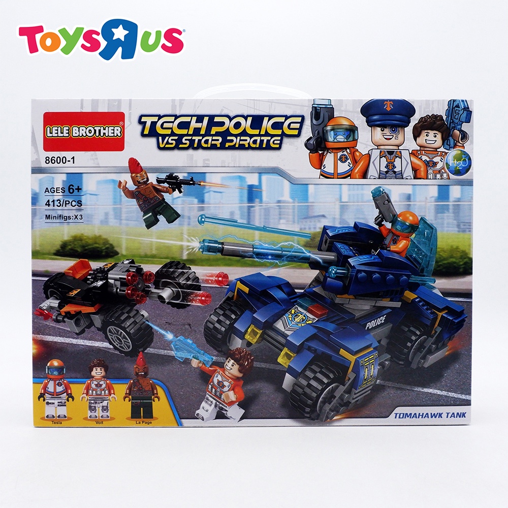 Lele Brothers Blocks 413 pcs Police Tomahawk Tank | Shopee Philippines