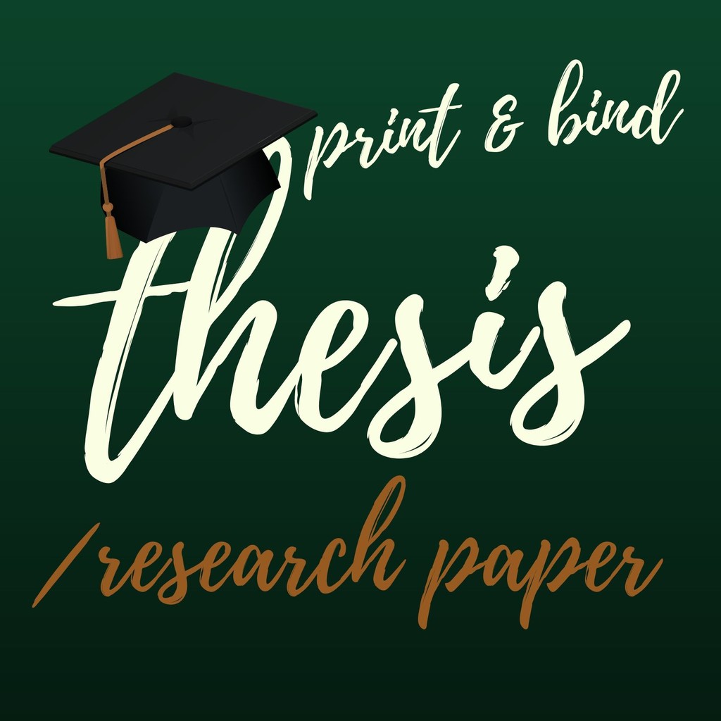 Thesis/Research Paper Print and Bind (70 GSM PAPER) HARD BOUND | Shopee ...