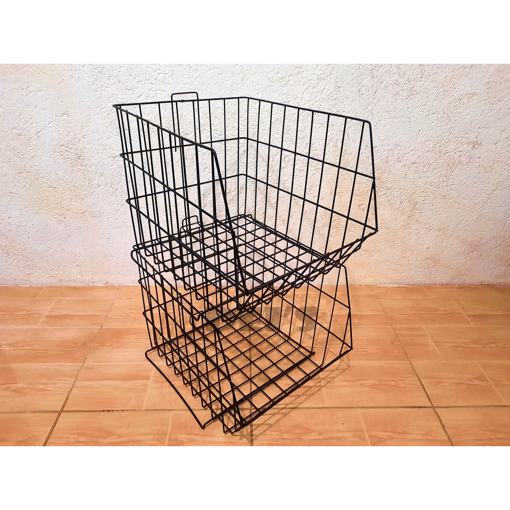 [30 CM] Stackable Wire Basket | Chip Rack Display | Multipurpose ...