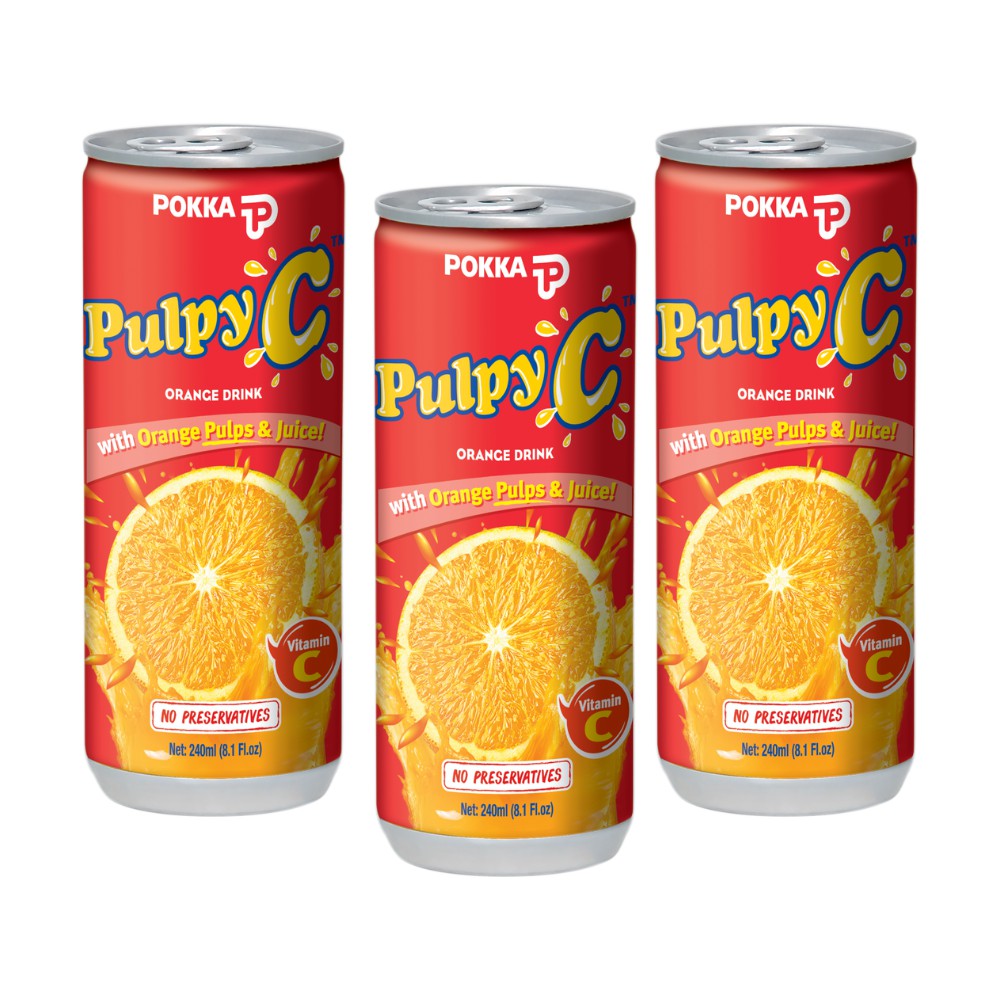 Pokka Pulpy C Bundle Pack Of 3 240ml | Shopee Philippines