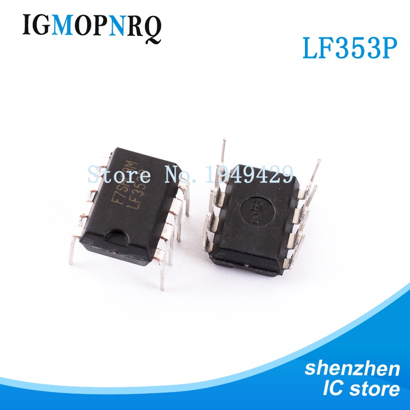 10PCS LF353P DIP8 LF353 Operational amplifier op amp Op Amp New ...