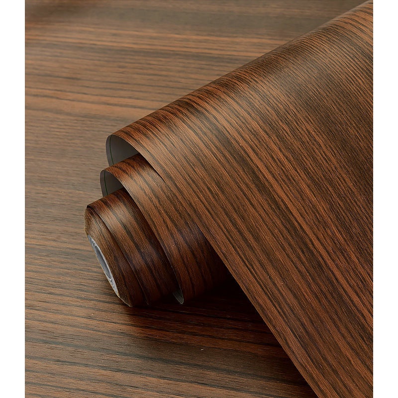 3D Thick Waterproof Wardrobe Table Wood Grain Sticker Wooden Door Old ...