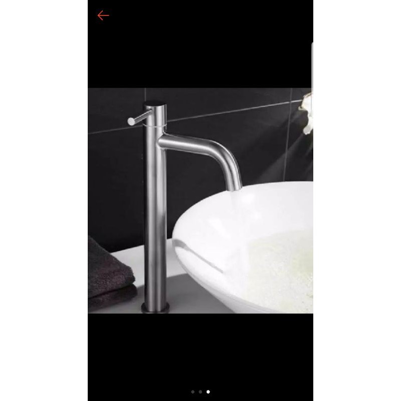 Hand washing faucet, 30cm high stainless steel sink faucet | Shopee ...
