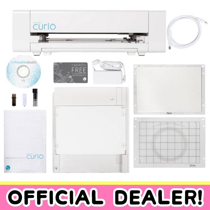 Silhouette CURIO Cutter Plotter Machine + FREE Starter Bundle! | Shopee ...