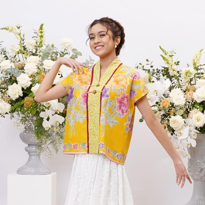 Nona RARA - Dhini Encim Bloemen T1151, modern Women's batik Workwear ...
