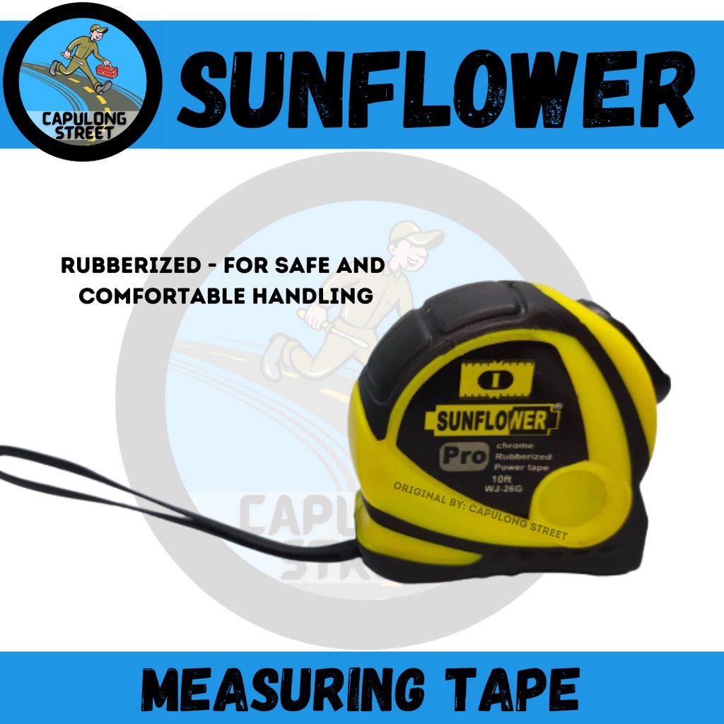 Capulong Street Sunflower Measuring Tape 3 Meters Pang Metro Medidang ...