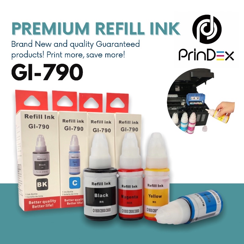 GI790 890 GI-790 790 Refill Ink Dye Ink Compatible ink for g1000 g2000 ...