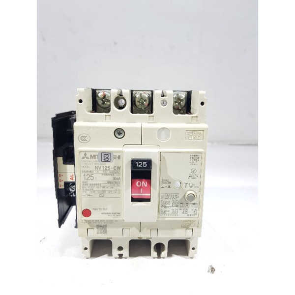 Circuit Breaker 125A 3Phase NV125-CW ELCB MITSUBISHI(Original Made in ...
