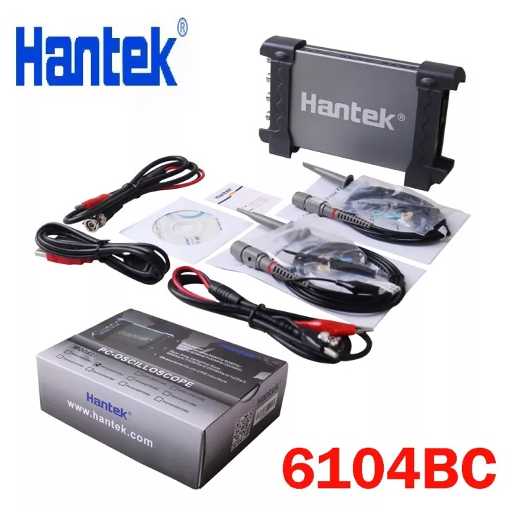 Hantek 6104BC 100MHz Logic Analyzer Digital Multimeter Oscilloscope ...
