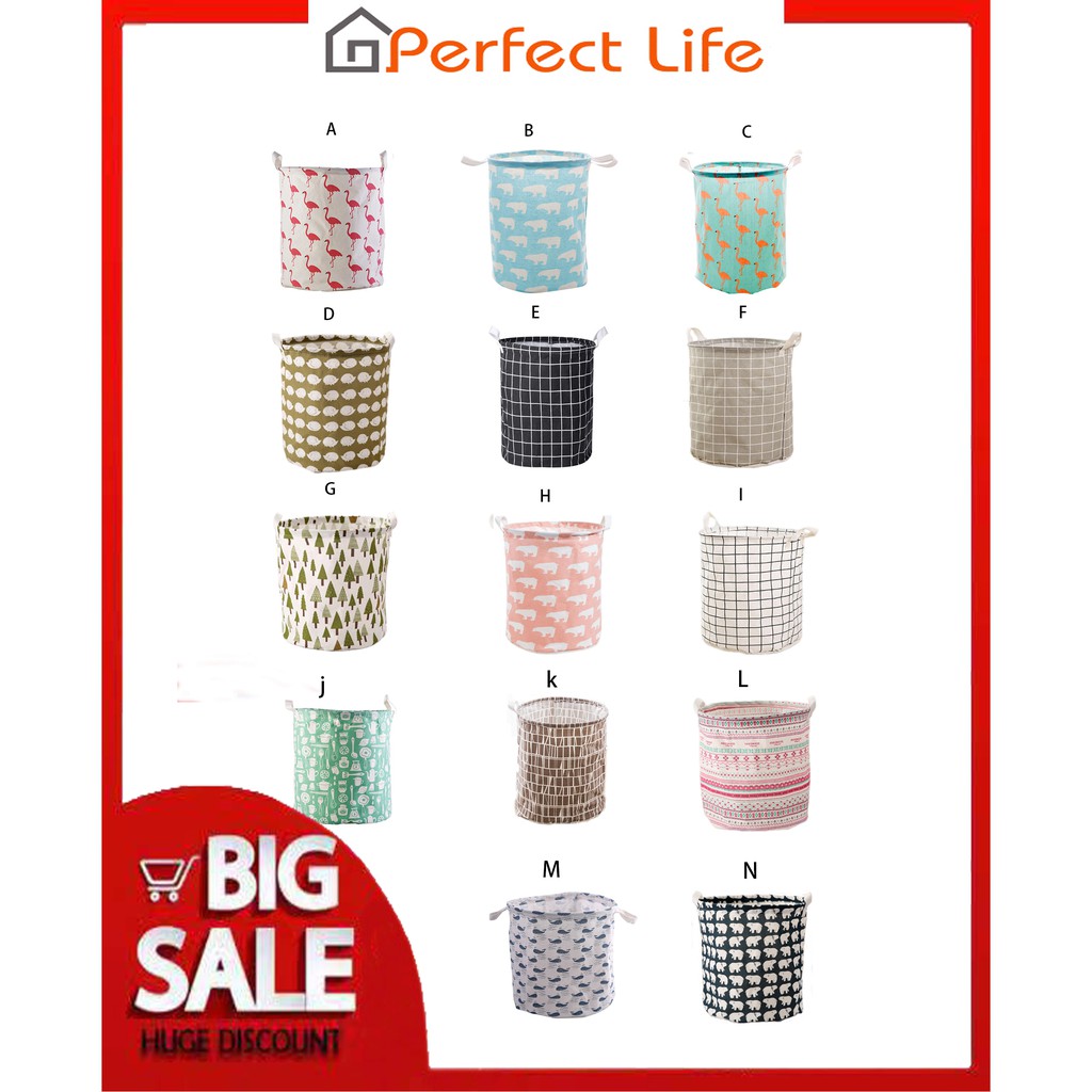 Perfect LIfe Foldable Sundries Laundry Basket | Shopee Philippines