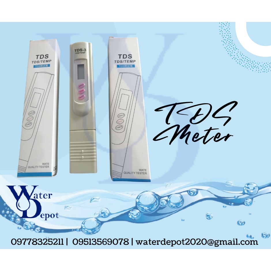 Digital Handheld TDS Meter for water station | Shopee Philippines