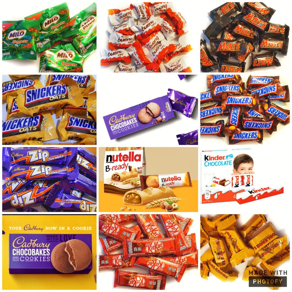 Kinder Bueno 1pcs/ Beryls/ per pieces /Snickers Mars Kitkat Toblerone ...