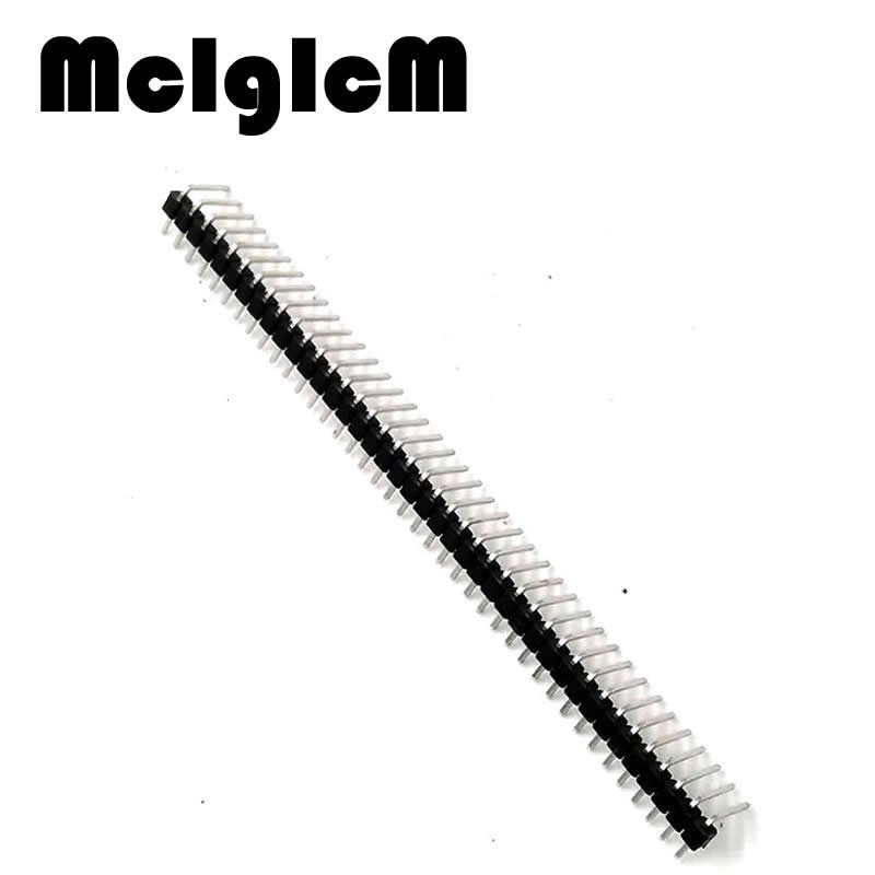 20pcs Right Angle Pin Header Single Row Male Breakable Pin Header ...