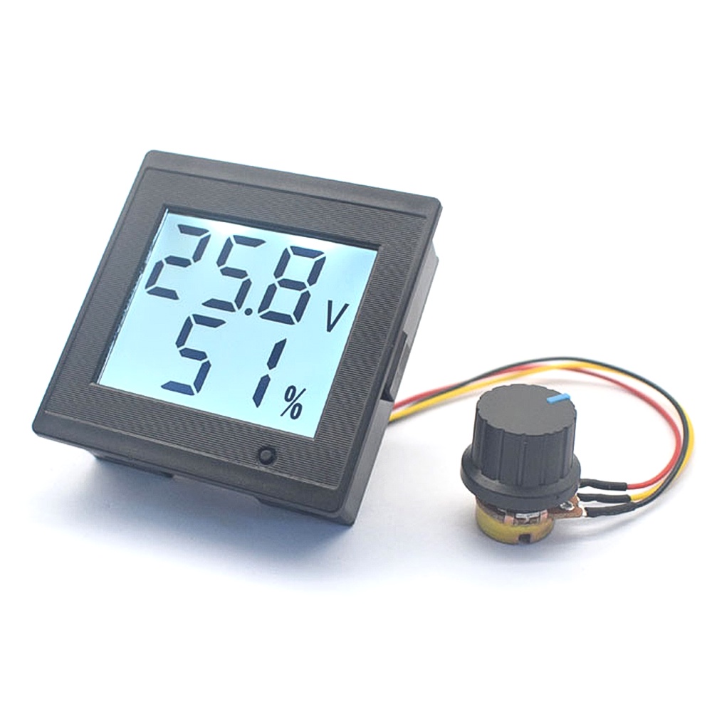 Gaqqee Voltmeter DC12-36V LCD Display Digital Voltage and Current ...