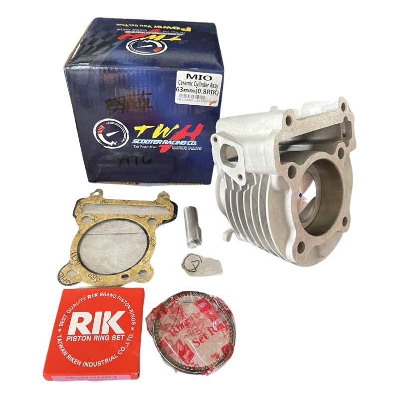 TWH 63mm Block Yamaha Mio Sporty Chromebore | Shopee Philippines