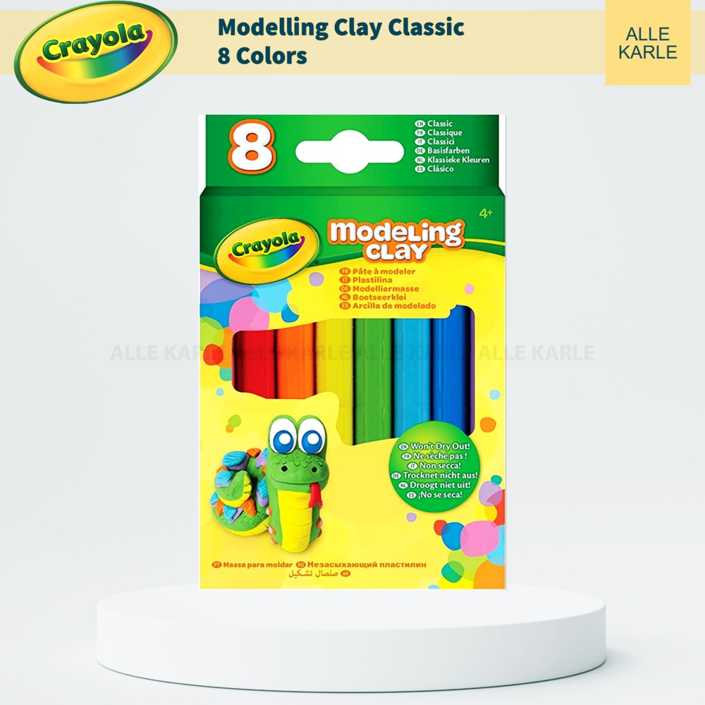 Crayola Modeling Clay Classic 8 Colors | Alle Karle | Shopee Philippines