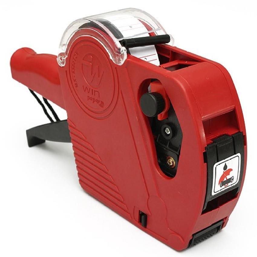 MX-5500 EOS 8 Digits Price Tag Gun + 500 White w/Red lines labels & Ink ...