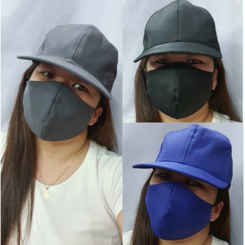 PLAIN CAP MASK (ADULT SIZE) | Shopee Philippines