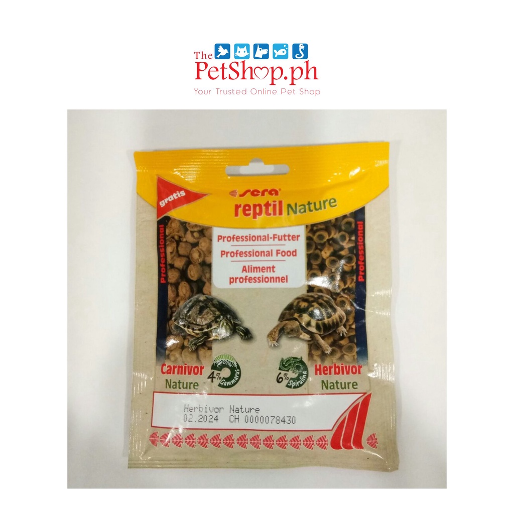 Sera Reptil Nature for turtles Pouch | Shopee Philippines