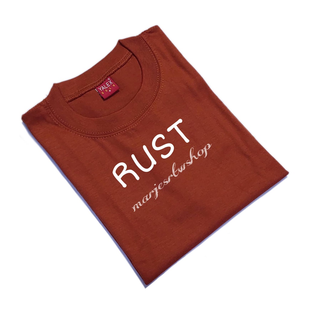 Plain T-shirt UNISEX (YALEX) Special Colors #1 | Shopee Philippines