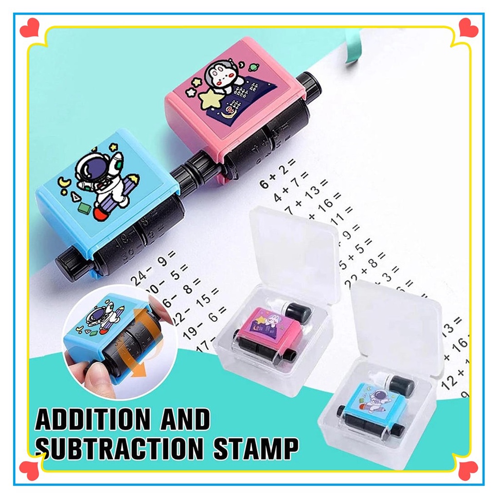 Roller Addition and Subtraction Math Stamp Simple and Quick Teaching of ...