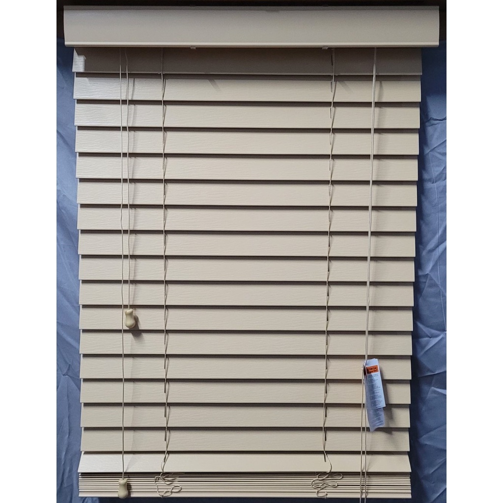 2" Premium Faux Wood Venetian Window Blinds | Shopee Philippines